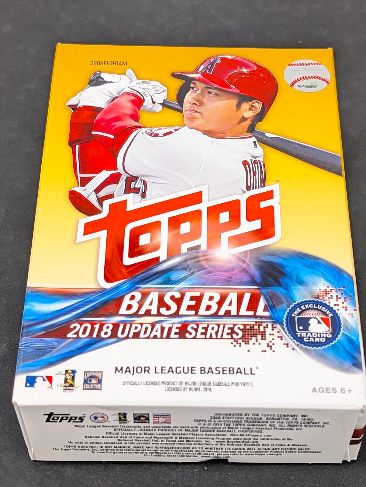 Auc #1 2018 Topps Baseball Update Series Sealed Hanger Box Shohei ...