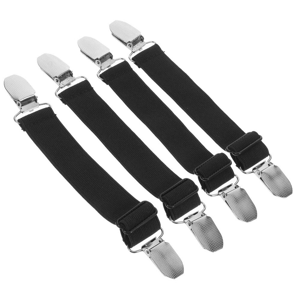 4pcs Adjustable Boot Clips for Motorcycle Riding Boot Straps Elastic ...