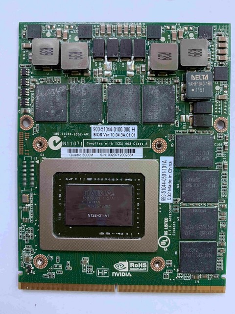 Dell NVIDIA Video Graphics Card QUADRO 3000m | RDJT7 for sale online | eBay