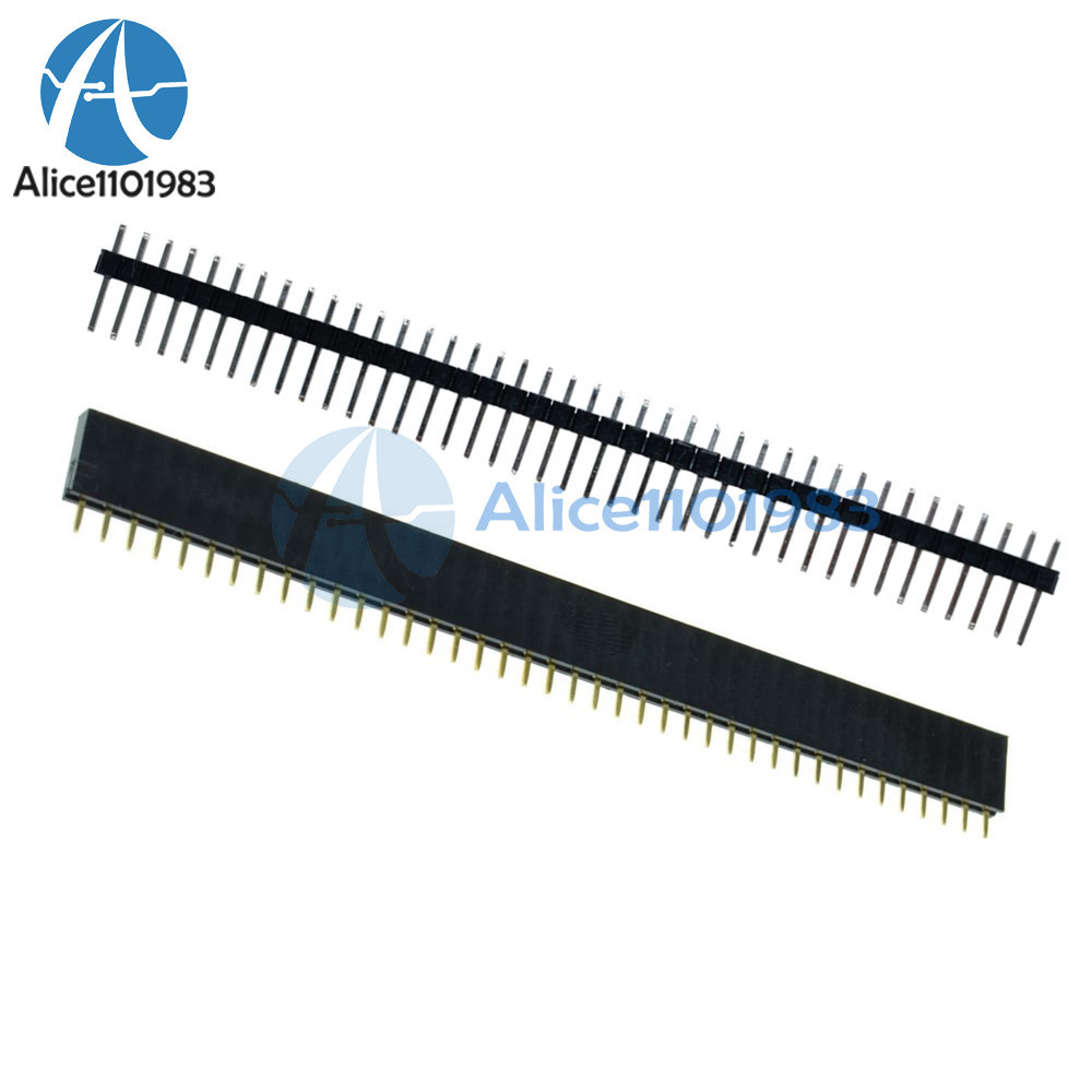 10 STCK. Stecker & Buchse 40 Pin 2,54 mm Kopfzeile Buchse Reihe ...