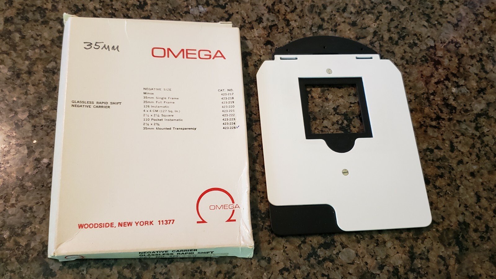 Omega Negative Carrier 423-225 35mm Mounted Transparency Dichro-C ...
