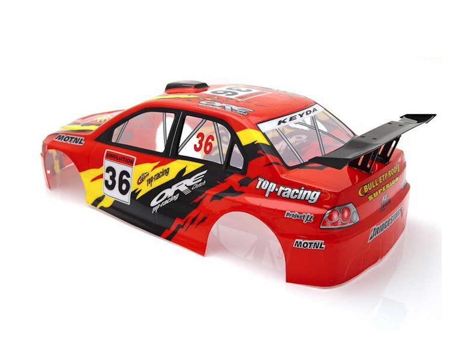 1/10 Onroad Rc Car Pre-Painted Body Shell For Tamiya TT01 TT02 Hpi Rs4 ...