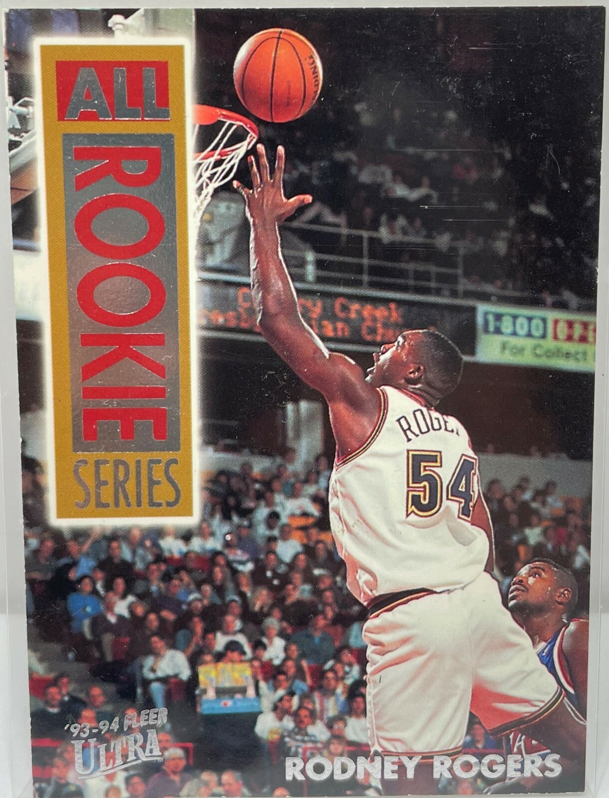 #13 of 15 Rodney Rogers 1993-1994 Fleer Ultra All Rookie Series Denver ...
