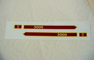 MARX CANADIAN PACIFIC 3000 MAROON & YELLOW LOCO ENGINE SIDE DECAL 2/SET ...