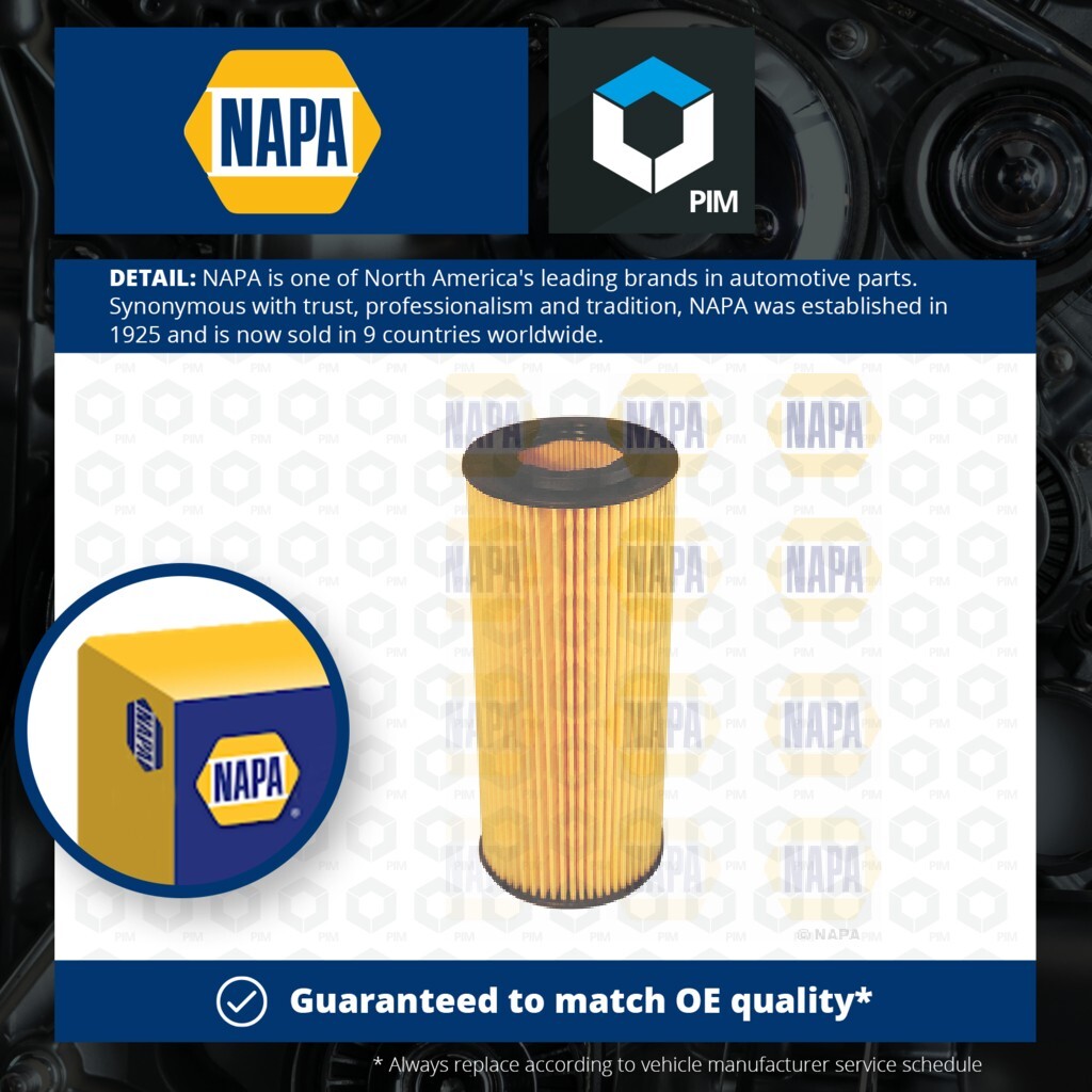 Oil Filter Fits BMW 335d 3.0d 06 to 13 NAPA 11428513378 11427788454 ...