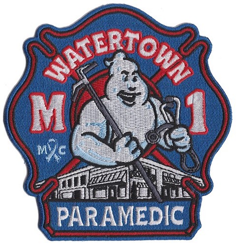 Watertown, MA M1 Paramedic Casper the Ghost Fire Patch NEW | eBay