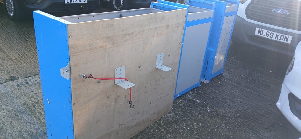 van racking used to fit transit connect lwb 2021 will fit other vans or ...