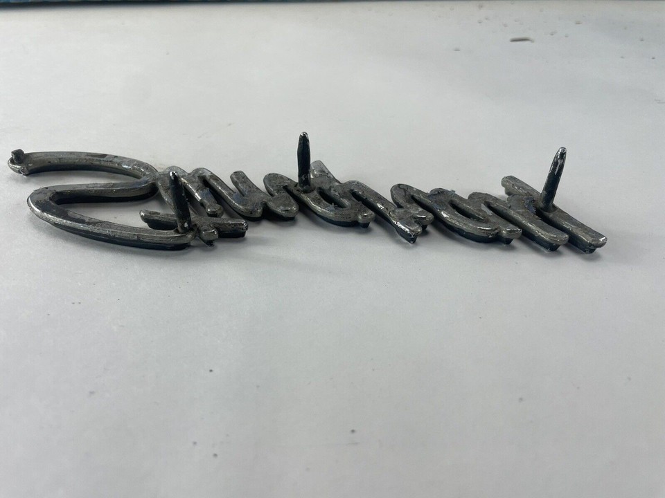 Genuine Corvette 1969-73 C3 Stingray Chrome Side Fender Emblem Badge ...