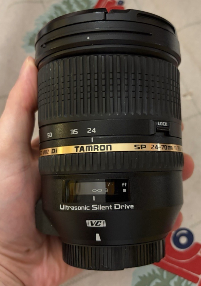 Tamron A007 AF 24-70mm f2.8 SP DI VC USD Full Frame FX Lens Nikon F ...