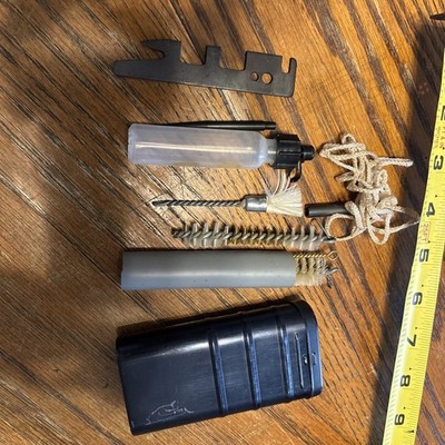 COLD WAR SOVIET ERA EAST GERMAN RIFLE CLEANING KIT W/ original POUCH ...
