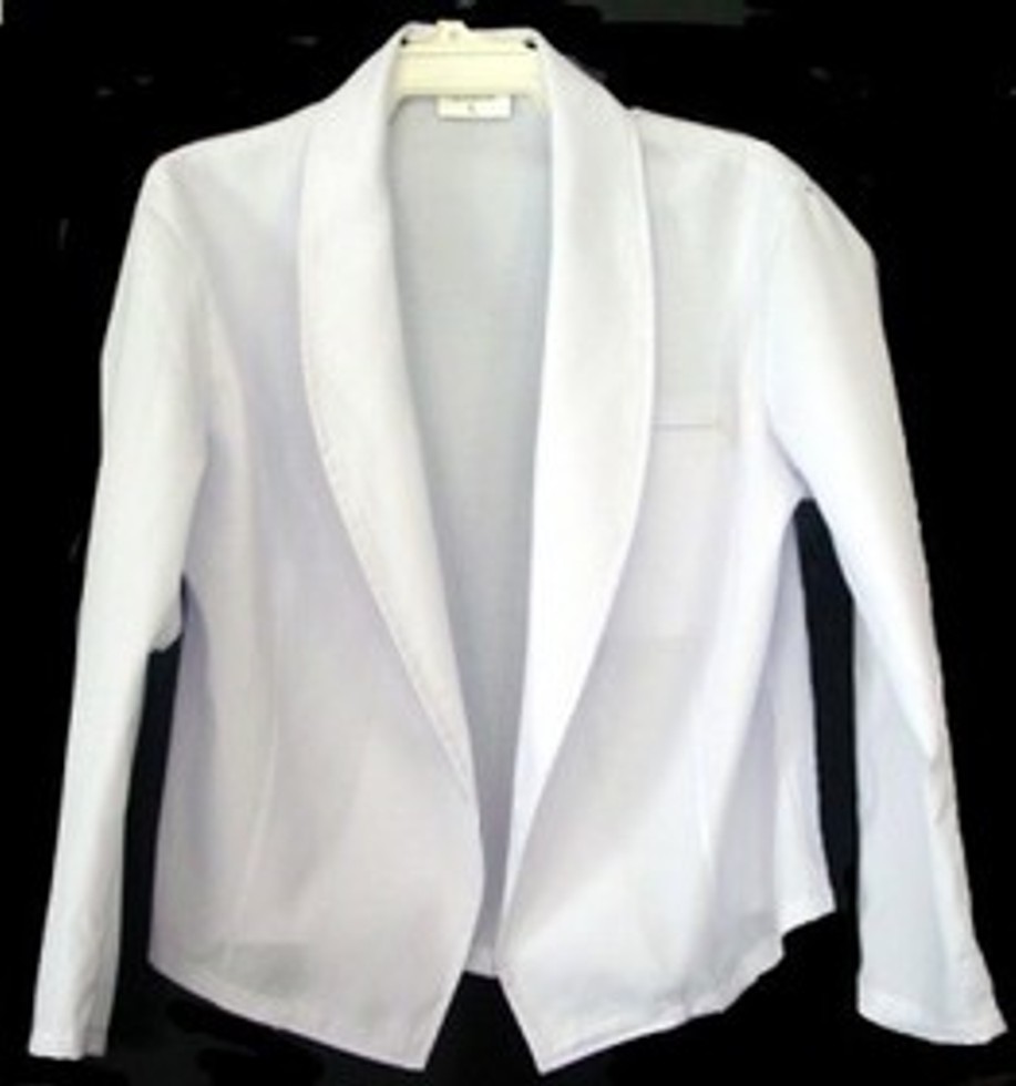 White Masonic Eton Jacket With Jigger Buttons | eBay Australia