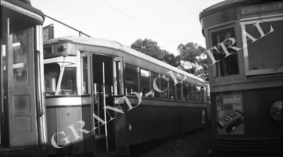 ORIGINAL THE SPRINGFIELD STREET RAILWAY SSR TROLLEY NEGATIVE #593 ...