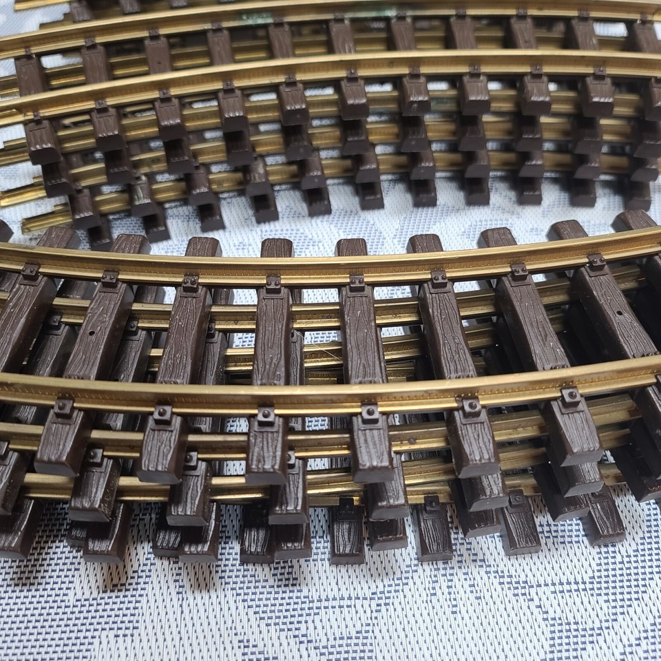 12 Count LGB G-Scale Curved Tracks; No. 1100; R 600mm; Made In West ...