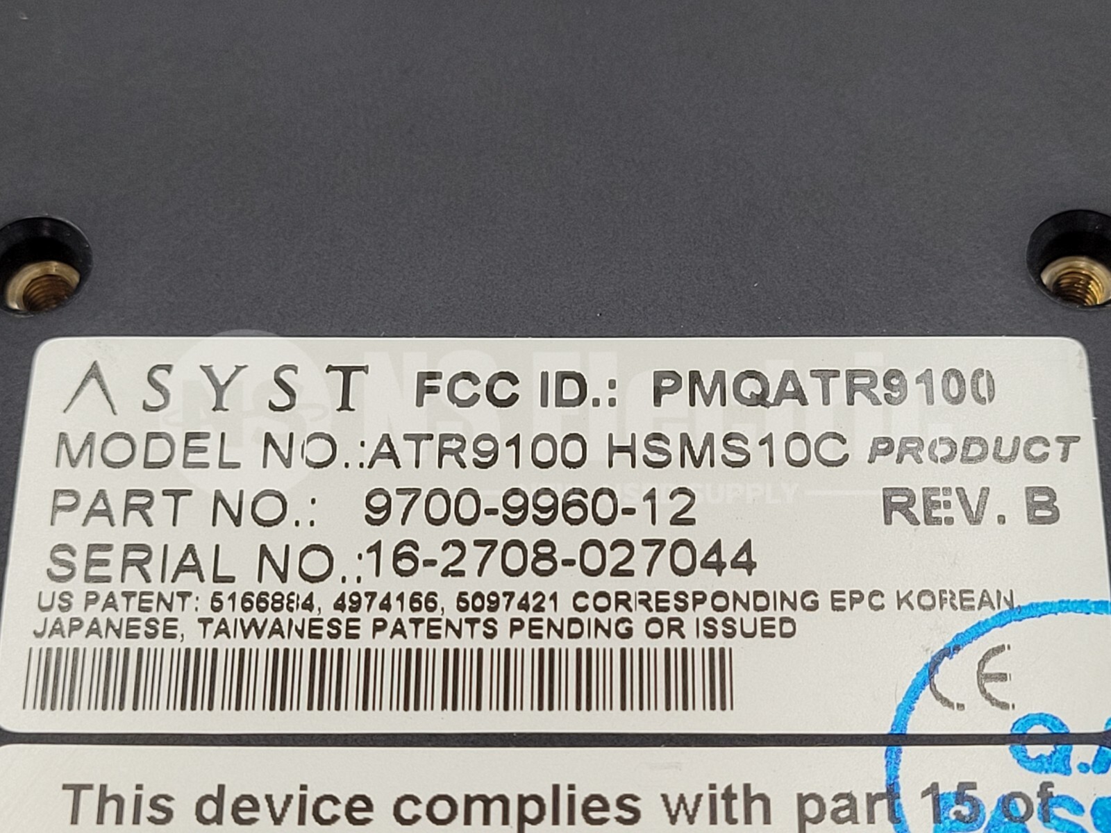 @@ ASYST Advantag 9100 RFID Controller Model ATR9100 for sale online | eBay