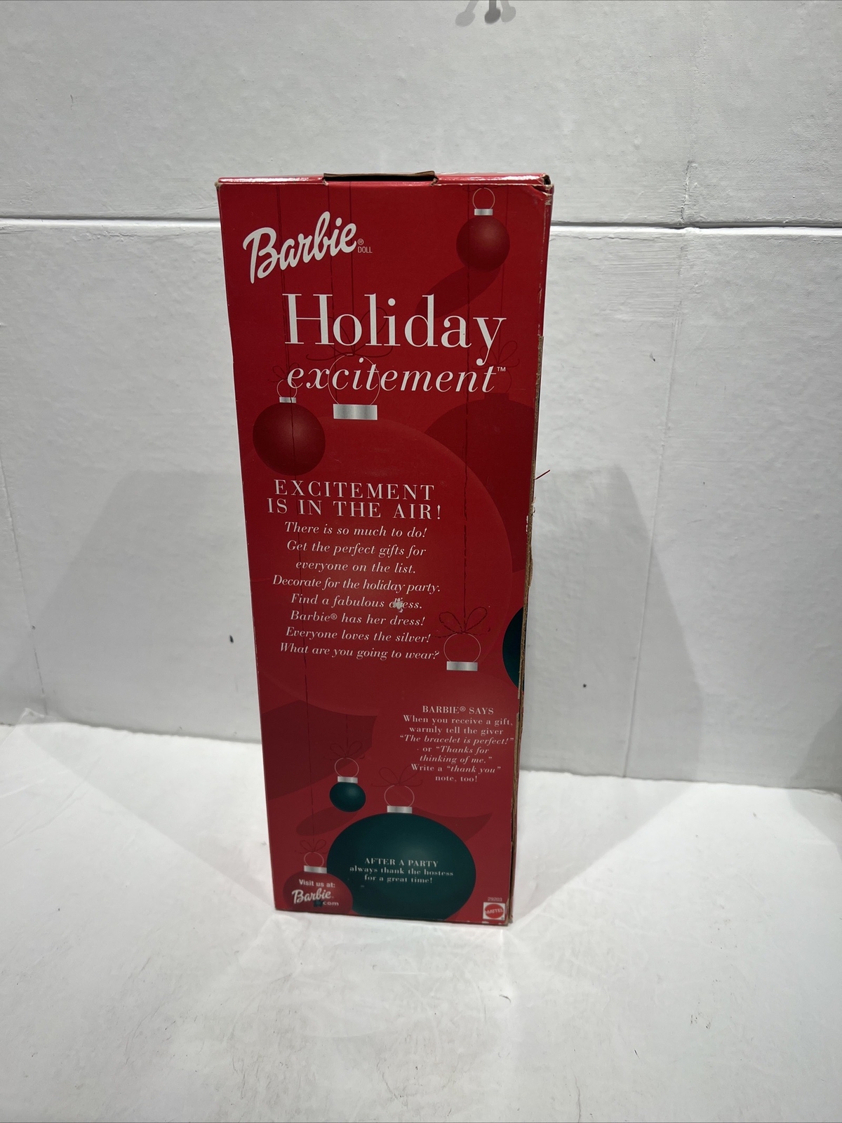 Christmas Holiday Excitement Blonde 2001 Barbie Doll for sale online | eBay