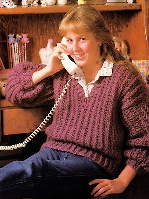 STYLISH Child's Shaker Sweater/Crochet Pattern INSTRUCTIONS ONLY | eBay