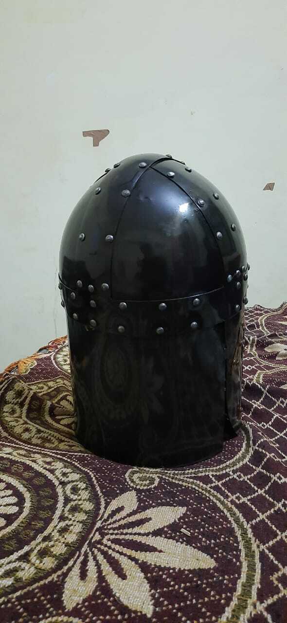 Armor Snake Helmet Medieval Warrior Steel Roman Helmet Helmet | eBay ...