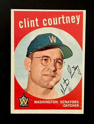 1959 Topps Baseball #483 Clint Courtney (Senators) EXMT | eBay
