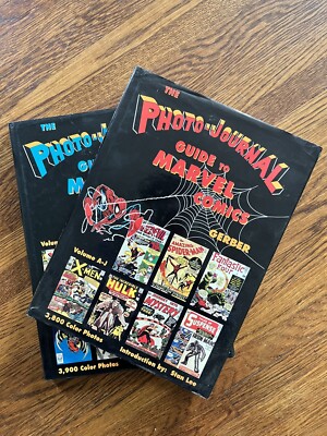THE PHOTO-JOURNAL GUIDE TO MARVEL COMICS HC VOL 3 & VOL 4 BY ERNST ...