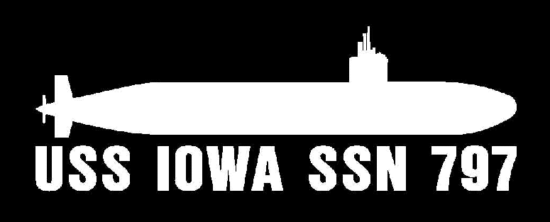 USS IOWA SSN 797 Silhouette Decal U S Navy USN Military S001 | eBay