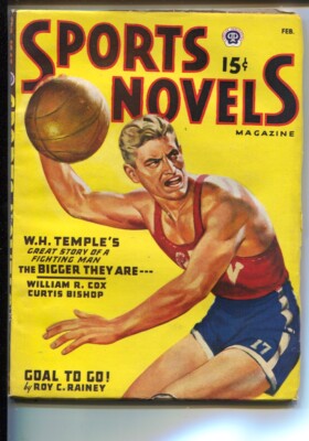 PULP: Sports Novels 2/1947-basketball cover-football-boxing-hockey-high ...