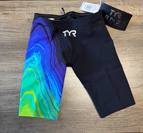 Men's TYR Venzo Battle Born Lime/Navy (Size 24) | eBay