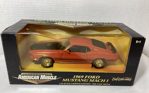 1969 Ford Mustang Mach 1 1:18 Scale Die-Cast– American Muscle ERTL ...