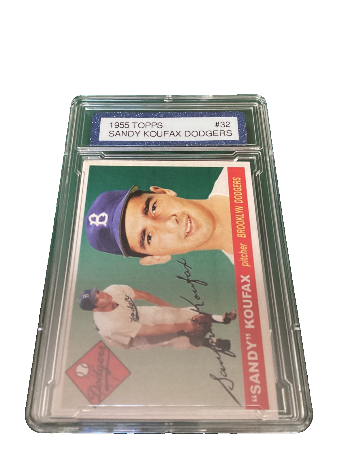 1955 Topps Sandy Koufax ~ Pitcher Brooklyn Dodgers ~ The Left Arm of ...