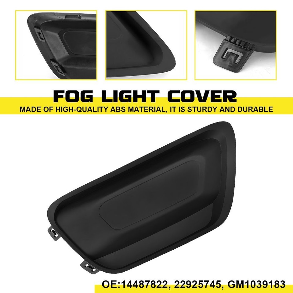 Passenger Right Front Bumper Fog Light Cover Frame For Chevy Colorado ...