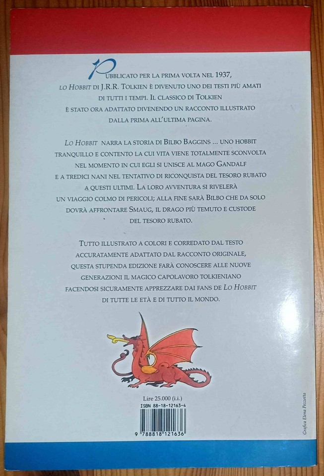 J.R.R. Tolkien - LO HOBBIT A FUMETTI / David Wenzel - Rusconi 1997 | eBay