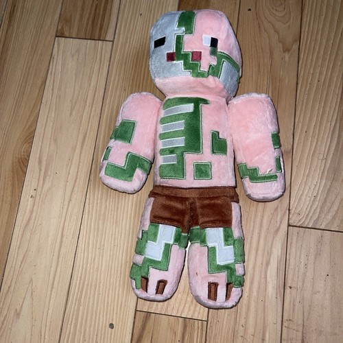 Minecraft Zombie Pigman Plush Doll Stuffed Mojang Jinx Toy Figure 12 ...