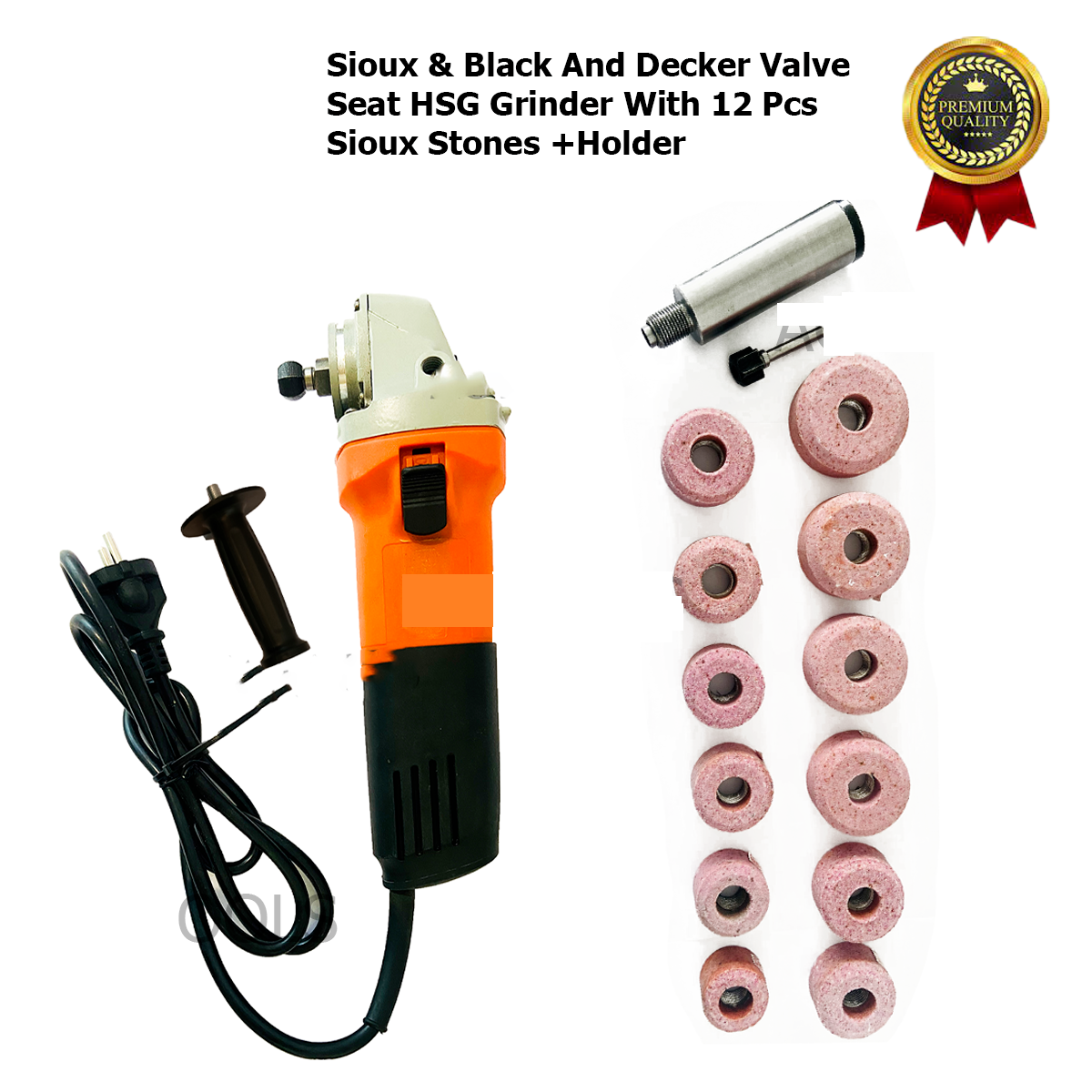 Sioux & Black And Decker Valve Seat HSG Grinder With 12 Pcs Sioux ...