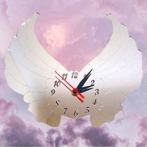 Angel Wings Shaped Clocks - Many Colour Choices | eBay