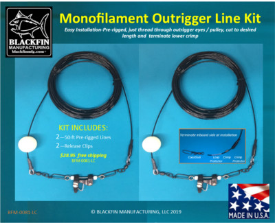 Downrigger, Outrigger Gear - Line Releases