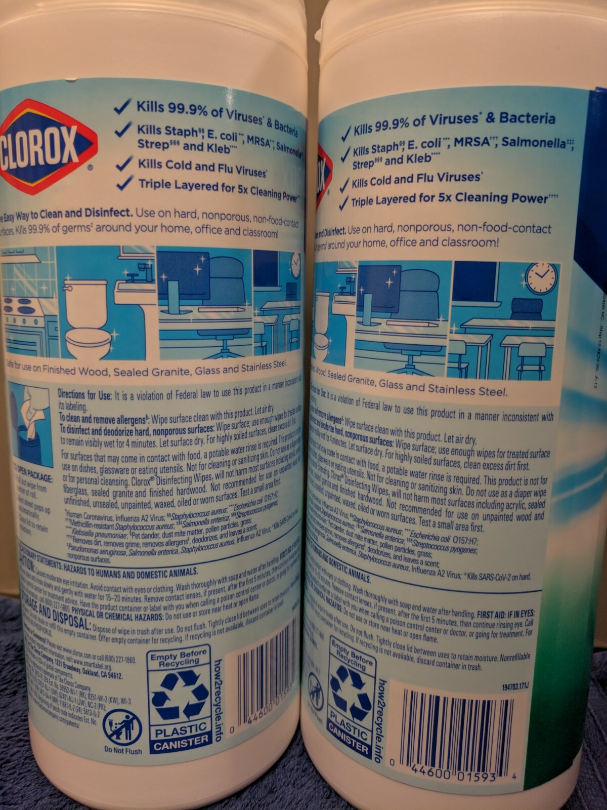 Lorox Wipes - NEW SEALED - 2 Pack 70 Count 35 Each Total Fresh Scent | eBay