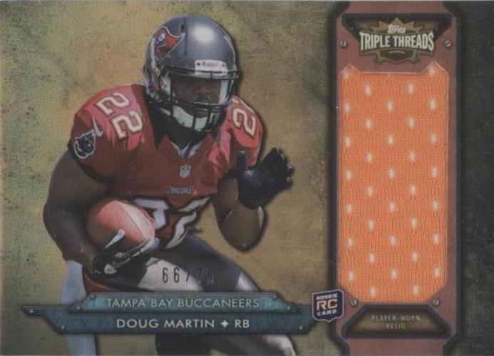 2012 Topps Triple Threads - Rookie Jumbo Relic Doug Martin #TTRJR-18 ...