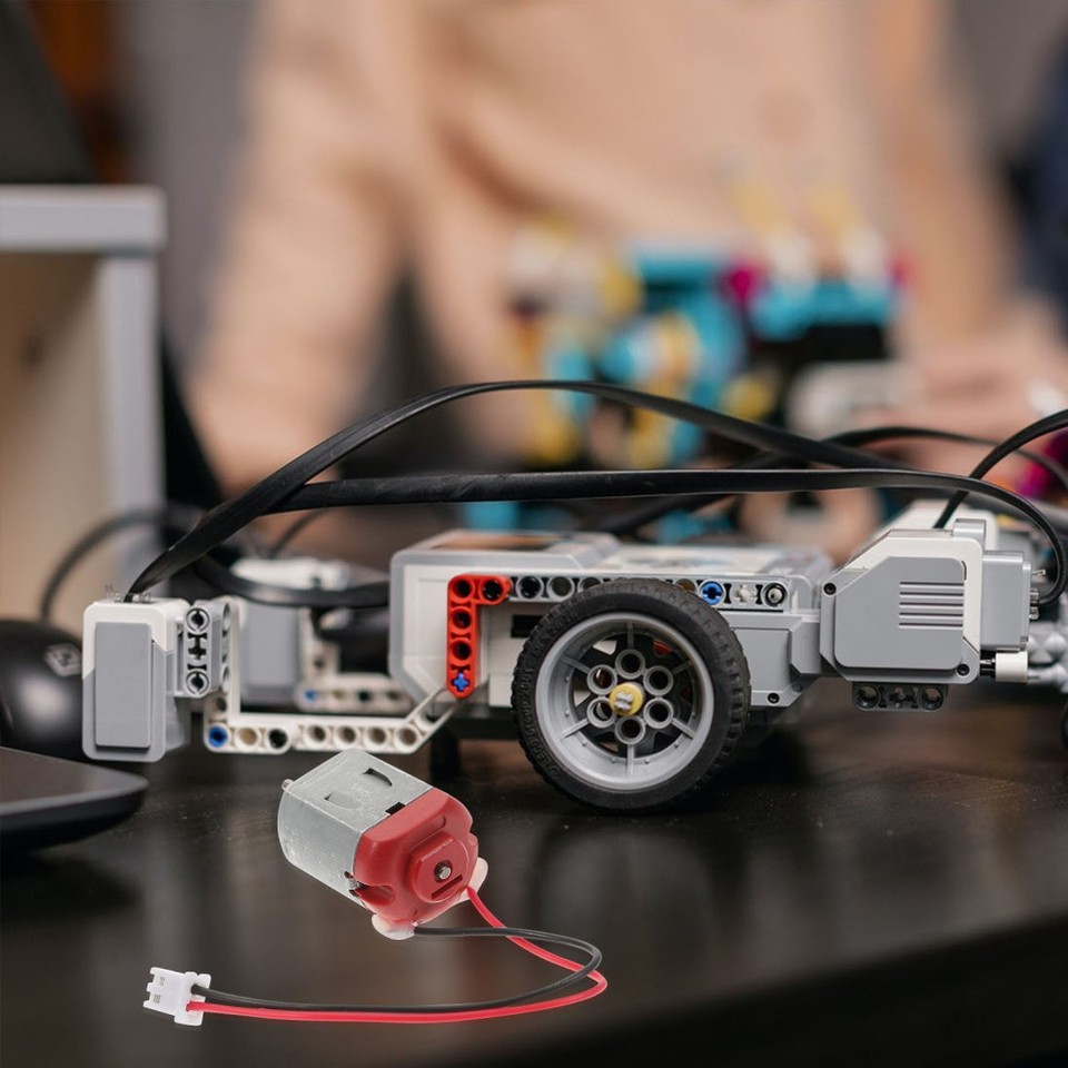 6Pcs Rectangular Small Electric Motor Miniature DC Motors Science ...