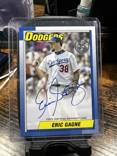 2025 Topps Series 1 Autograph Card Eric Gagne Auto 1990 Design LA ...