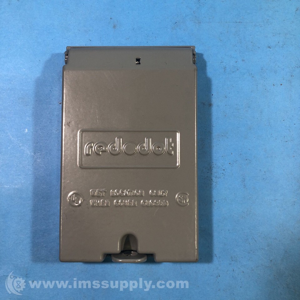 Red Dot Weatherproof Receptacle Power Outlet Cover FNIP | eBay