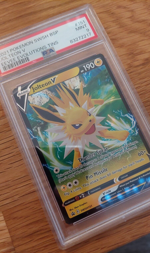 PSA 9 Jolteon V SWSH 151 Full-Art Graded Pokemon card | eBay