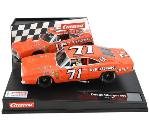 Carrera Evolution 27639 Dodge Charger 500 #71 Bobby Isaac Slot Car 1/32 ...