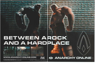 Anarchy Online (MMO) Print Ad/Poster Art (B) | eBay