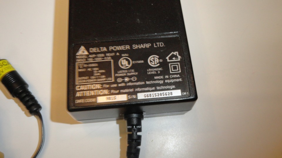 SS13: Delta Electronics Laptop AC Adapter ADP-12EB | eBay