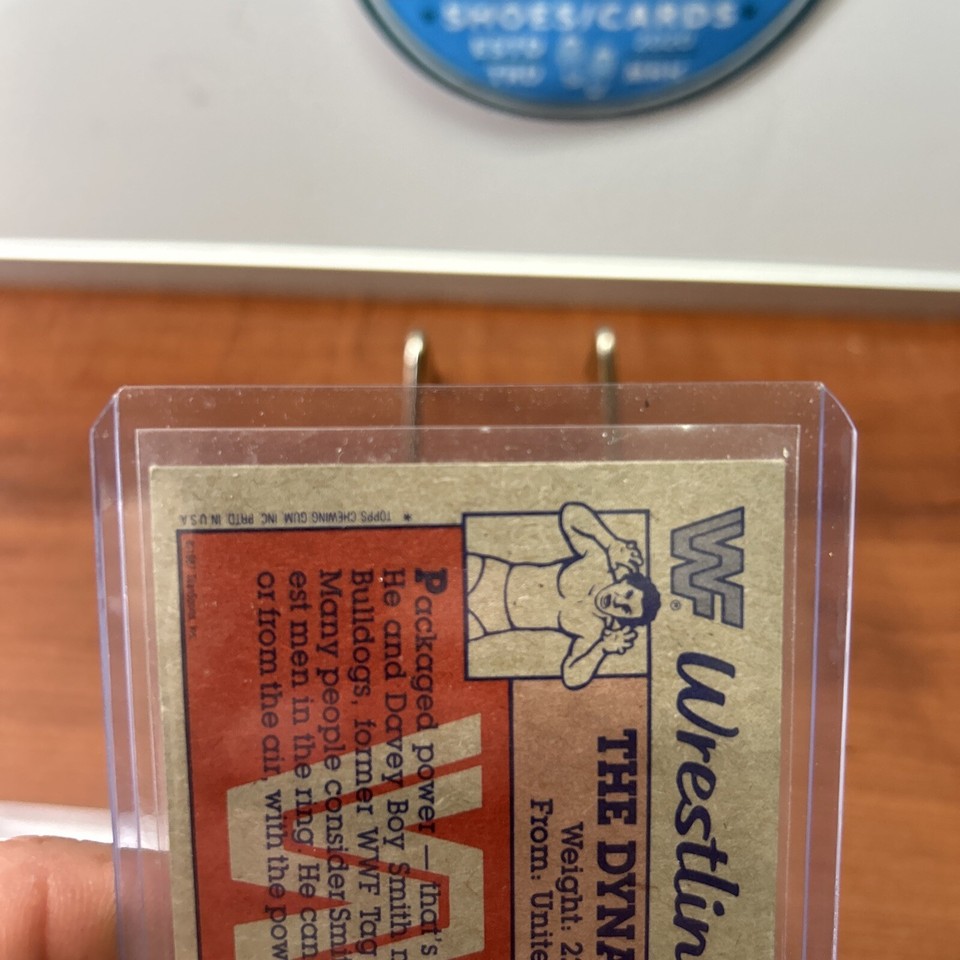 THE DYNAMITE KID 1987 Topps WWF Card #20 BRITISH BULLDOGS | eBay