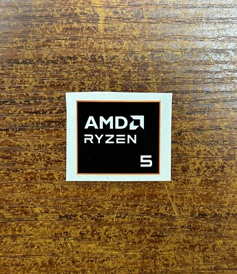 1x AMD Ryzen 5 Desktop / Laptop Custom Sticker Label (NEW) | eBay