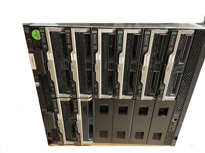 HPE SYNERGY 12000 SYNERGY SERVER FRAME 8x 871940-B21 480 G10 BLADES ...