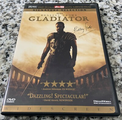 Gladiator (DVD, 2000, 2-Disc Set) Signature Selection Widescreen DTS ...