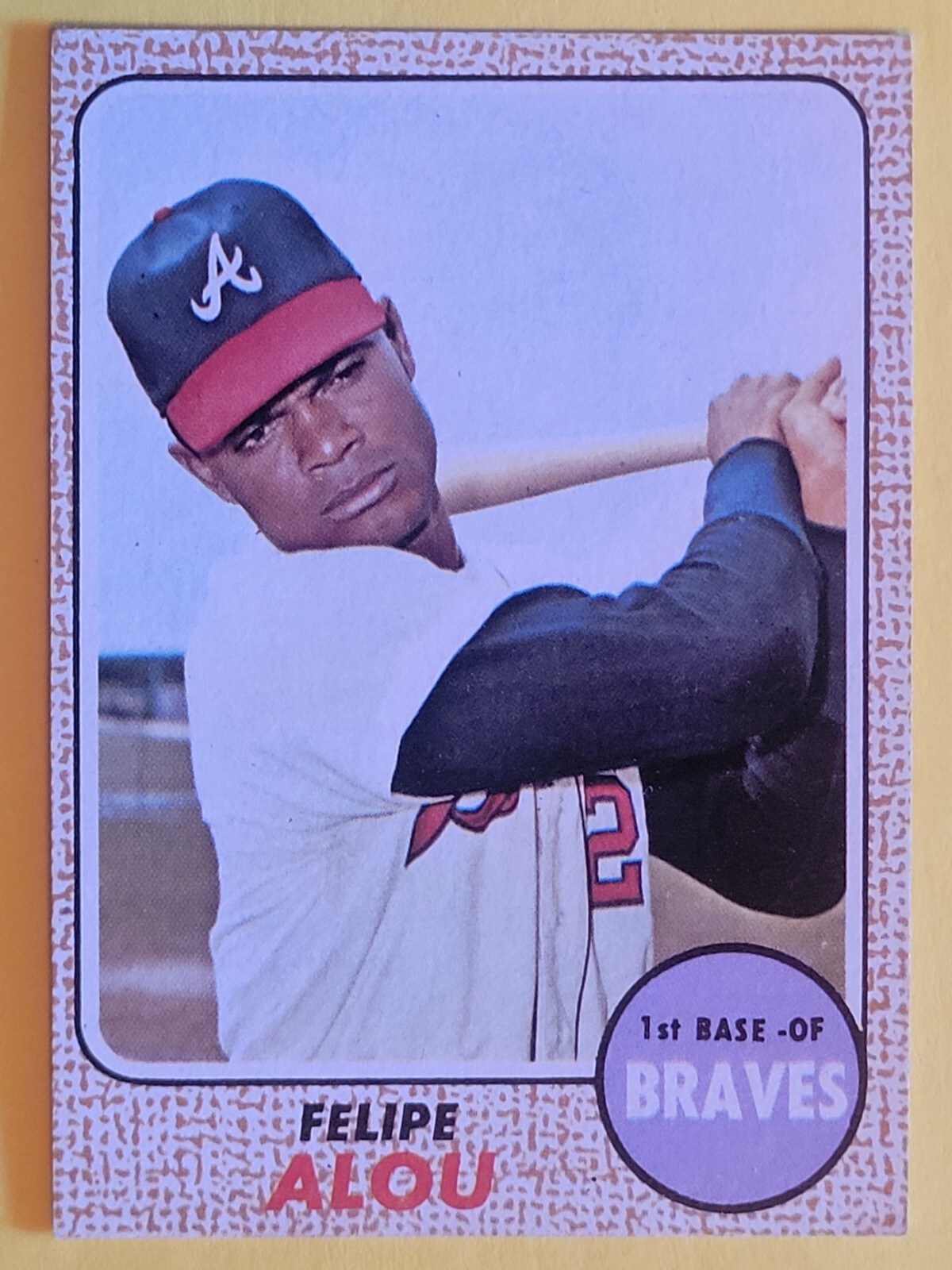 1968 Topps Felipe Alou Canadian HOF EX++ #55 Braves Giants Yankees | eBay