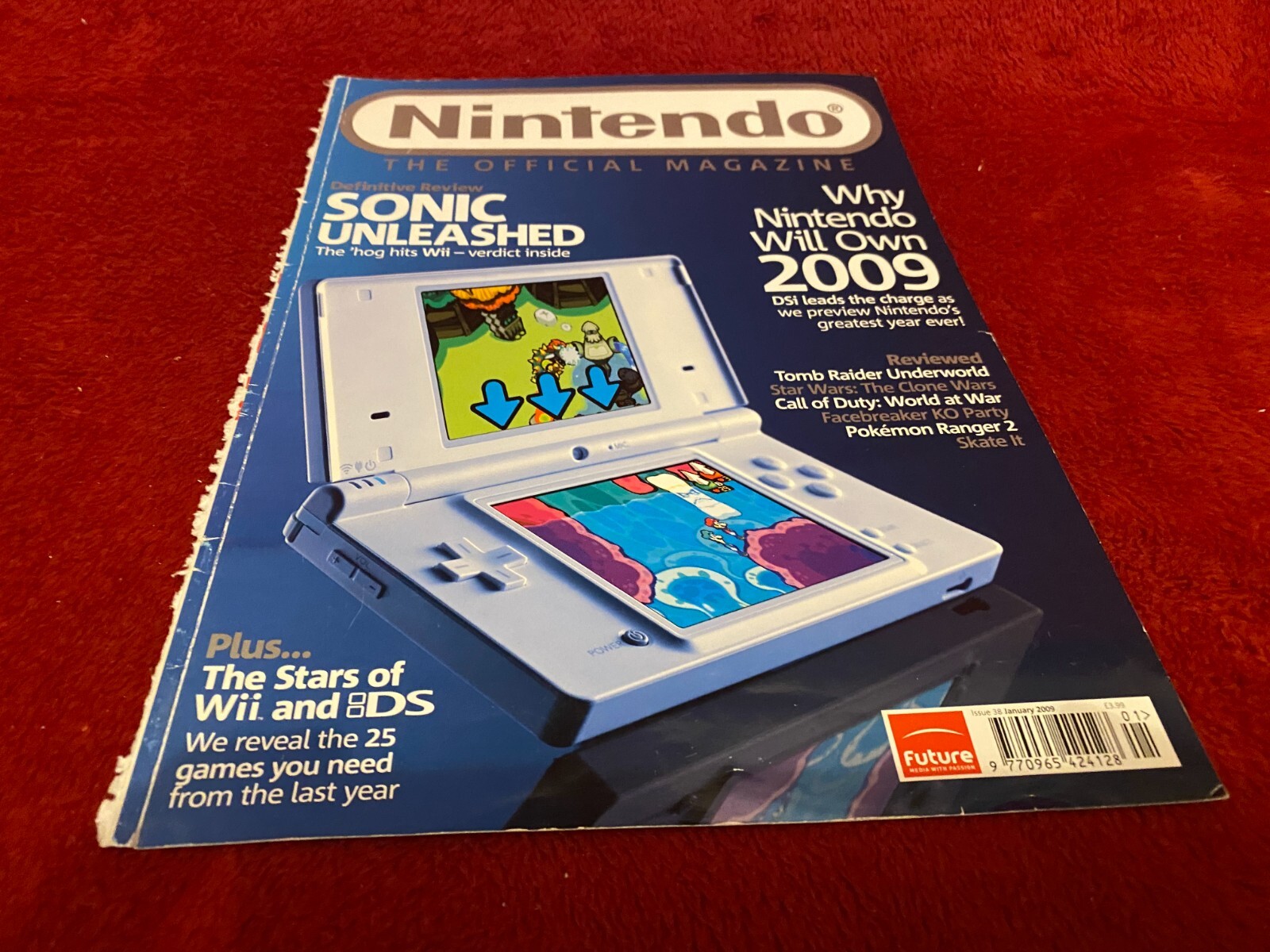 FRAMED NINTENDO MAGAZINE COVER PAGE 11X8 SONIC UNLEASHED | eBay