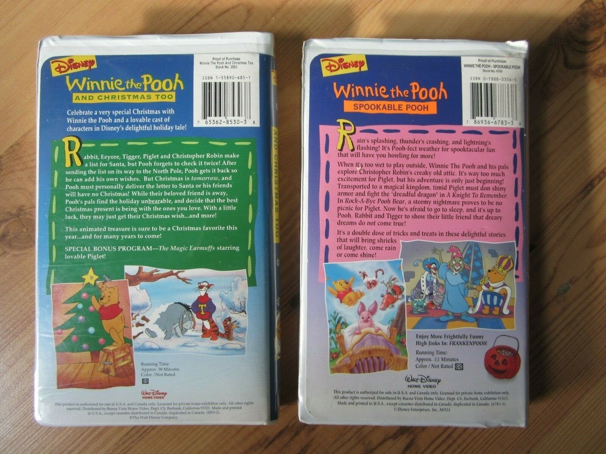 Winnie The Pooh Y La Navidad Tambien Vhs Crochet Winnie The Pooh Set,